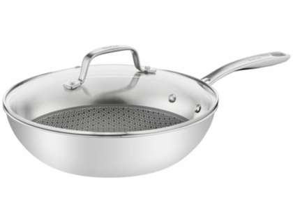Tefal ETERNAL MESH Triply Wok Pan 28cm with Lid Germany New The wholesale platform B2B Merkandi